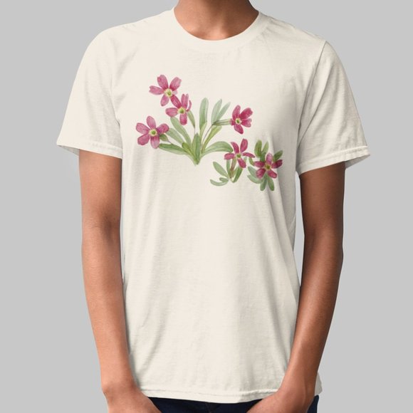 Outfit Bits | Tops | Alpine Primrose Vintage Floral Print Short Sleeve ...